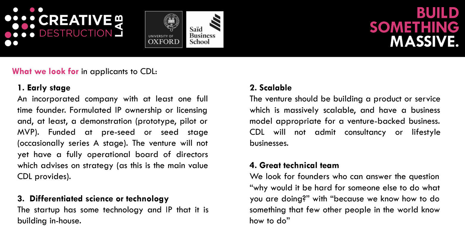 Creative Destruction Lab invites applications from Northern FinTechs ...